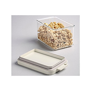 Mepal Food Storage Containers 3-Piece Set - Storage Boxes with Lids - Kitchen Container & Organizer - Airtight Food Storage Container - 700 ml, 1100 ml & 2000 ml - Nordic sage