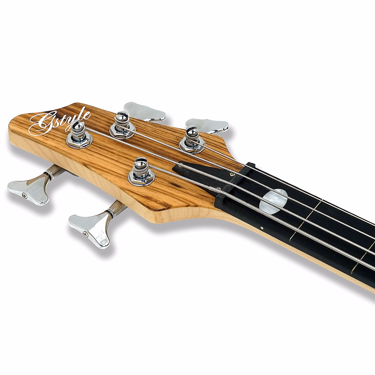 Fretless 4 String Electric Bass Guitar Millettia Laurentii+Okoume body maple neck