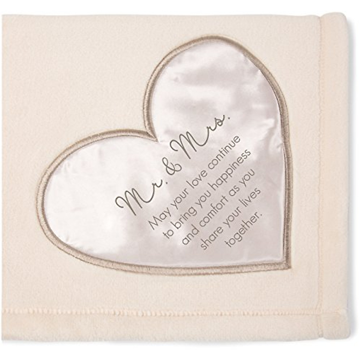 The Comfort Blanket 19527 Soft Blanket Mr & Mrs Thick Warm Royal Plush Throw Blanket