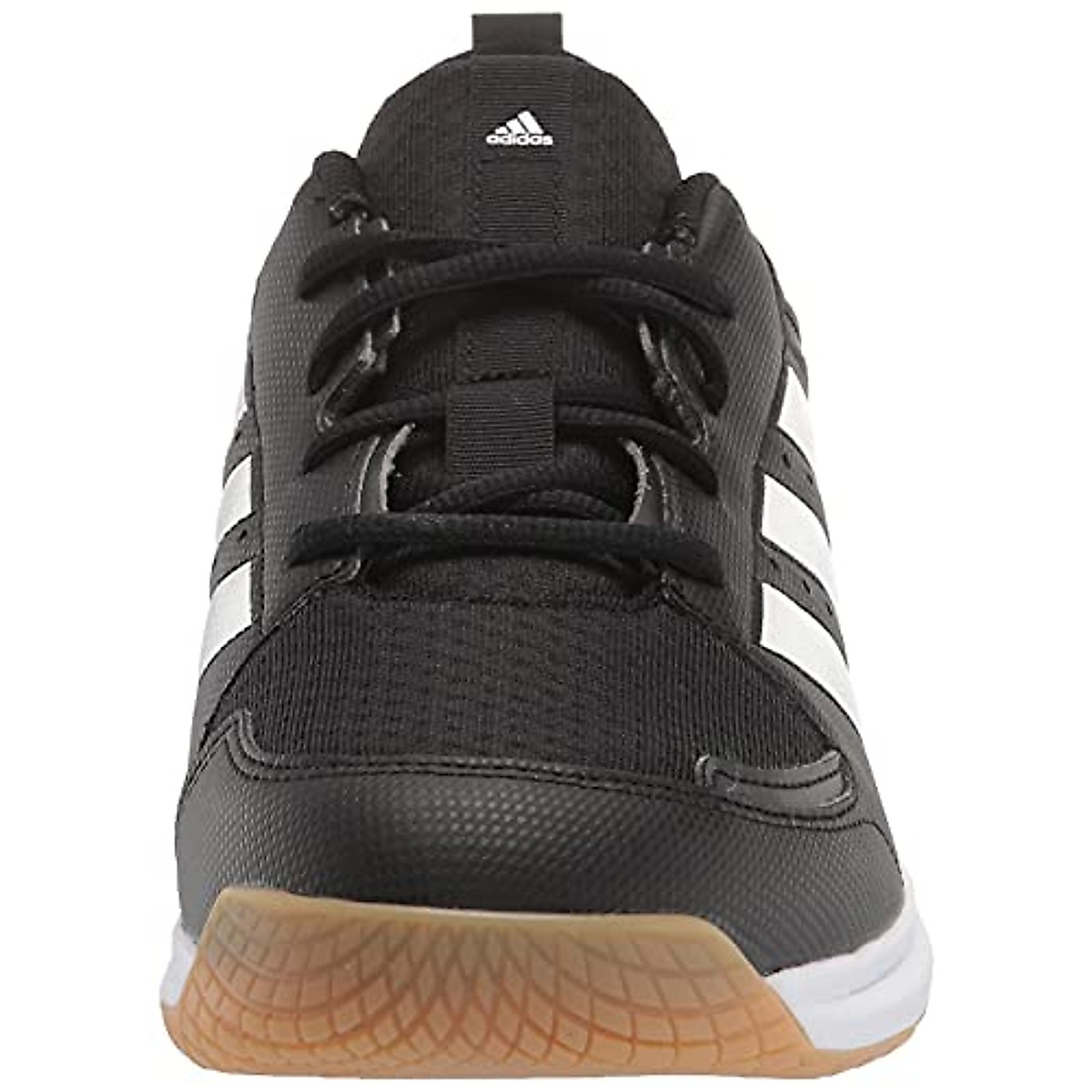 adidas Women's Ligra 7 Track and Field Shoe, Black/White/Black, 8