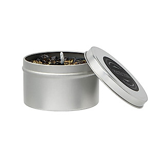 Protection Candles by New Moon Beginnings - Grounding & Intention Candle - Black Candle - Soy Candle - Protection Crystals