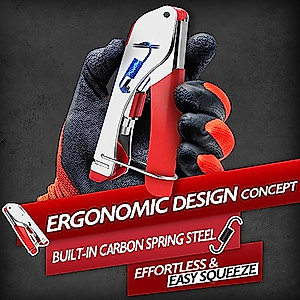 Coax Cable Crimper, Coaxial Compression Tool Kit Wire Stripper with F RG6 RG59 Connectors