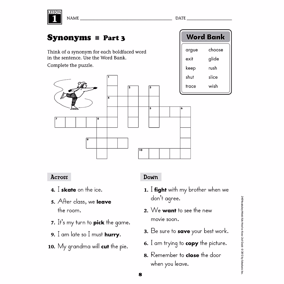 240 Vocabulary Words Kids Need to Know: Grade 2: 24 Ready-to-Reproduce Packets Inside! (Teaching Resources)