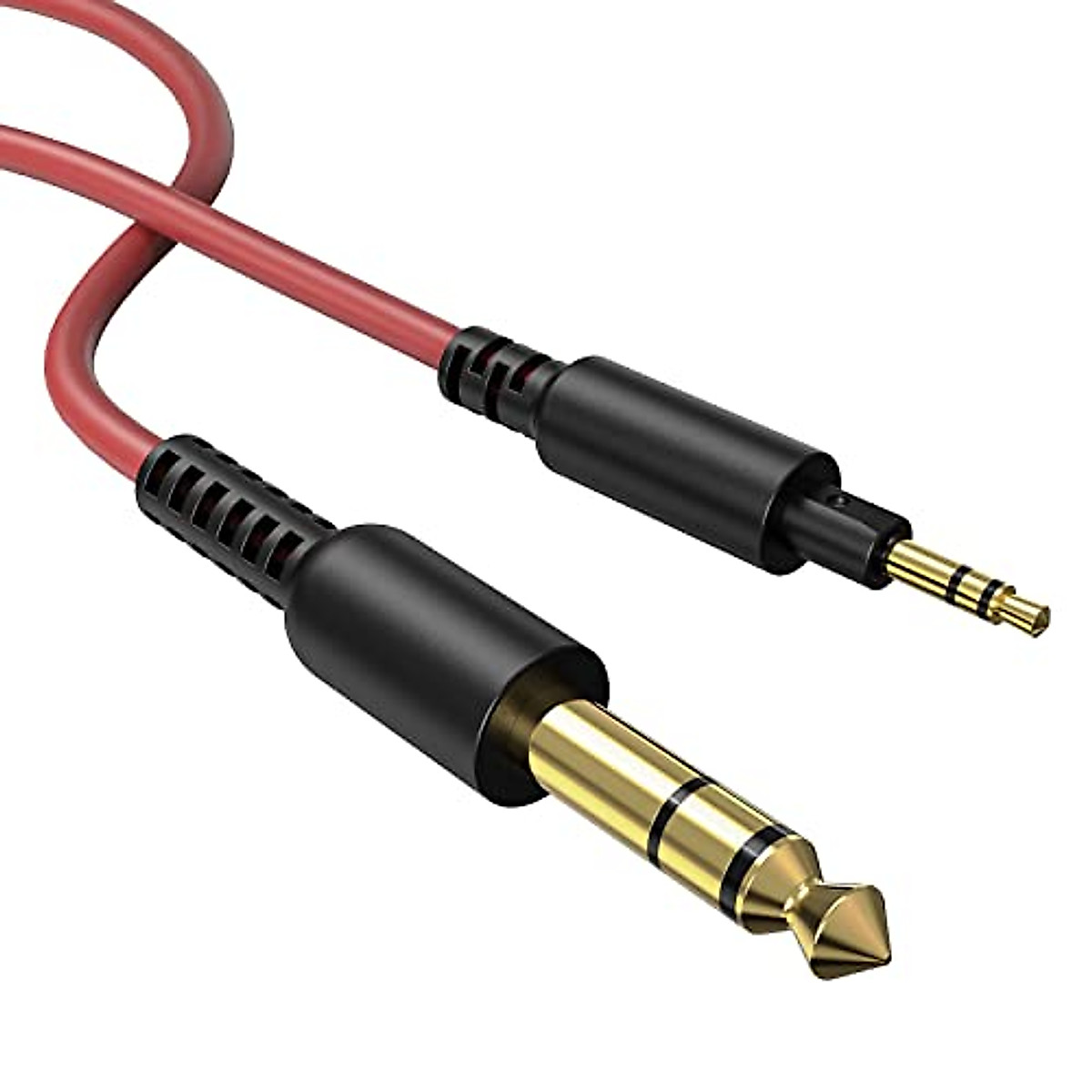 OneOdio Fusion A71/HiFi/Pro C/Pro M Wired Headphones Audio Cable Red- 6.35mm to 3.5mm