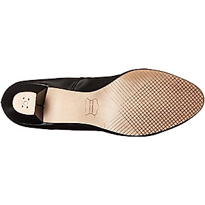 Capezio Womens Jr. Footlight T-Strap Dance Shoe, Black, 8 US