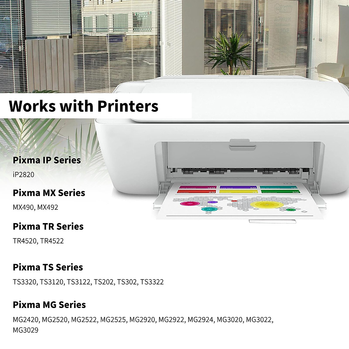 Ubinki Remanufactured Ink Cartridge Replacement for Canon 245XL Color 246XL 245 246 CL246 XL(Tricolor,2 Pack) to MX490 MX492 MG2522 TS3100 TS3122 TS3300 TS3322 TS3320 TR4500 TR4520 TR4522 Printer