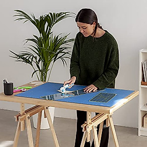 Elan Cutting Mat A1 Blue, 5-Ply Craft Mat, Self Healing Cutting Mat 36x24, Craft Cutting Board, Art Mat, Imperial Sewing Mat, Quilting Mat, Hobby Mat, for Sewing, Quilting, Quilting supplies