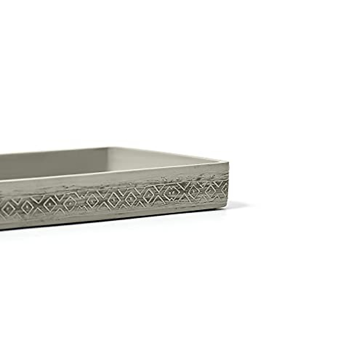 Concrete Tray, Bathroom Trays for Counter, Stone Tray, Cement Tray, Vanity Trays for Bathroom and Home Decor, 11L x 4.9W x 1.1H inches