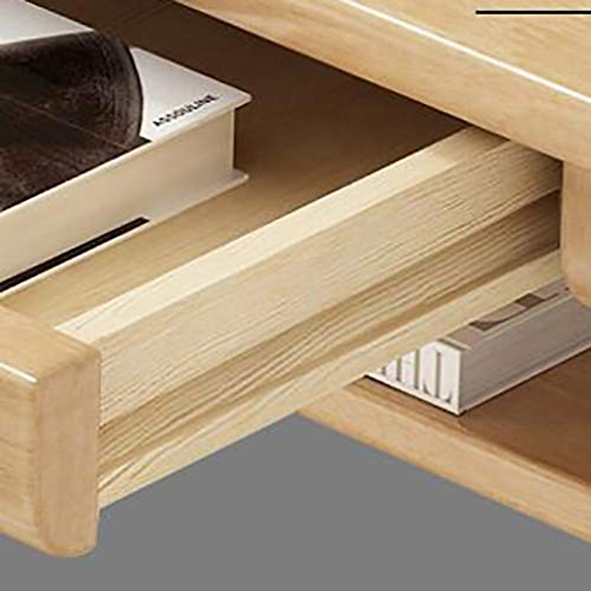 Solid Wood Writing Desk,Simplistic Computer Desk with Drawers,Home Study Desk Office Desk,Sustainable Laptop Table Easy Assembly