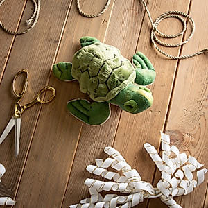 The Petting Zoo, Conservation Sea Turtle Stuffed Animal, Gifts for Kids, Baby Sea Turtle Plush Toy 10 inches