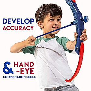 Franklin Sports Kids Archery Target - Inflatable Standing Target with Self-Stick Bullseye & Arrows