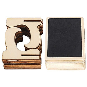 20 Pack Mini Chalkboards Signs with Easel Stand, Wedding Chalkboard Place Cards, Chalkboard Food Labels for Buffet, Dinner Party, Message Board Signs, Small Chalkboard Blackboard, Table Signs