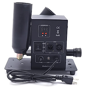 CO2 Fog Machine, 200W Double Pipe Co2 Cryo Jet Machine Air Column Smoke Machine Digital Stage Effect CO2 Cannon Fogger DMX512 for Stage Shows Club Wedding Party