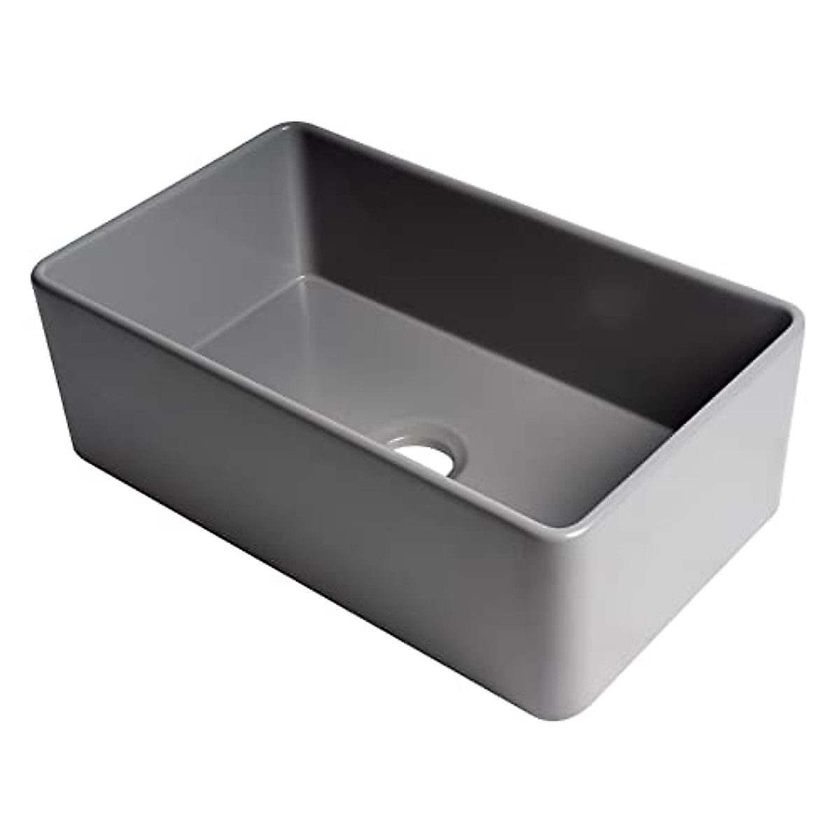 ALFI brand ABF3018-GM Kitchen Sink, Grey Matte