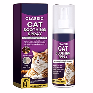 Cat Deterrent Spray, Cat Scratch Spray,Cat Deterrent Spray for Furniture, Reduces Scratching Furniture, Peeing, Helps Marking Anxiety