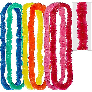 Amscan Polyester Lei Costume Accessory Accessory-36, 1 Box, Multi Color