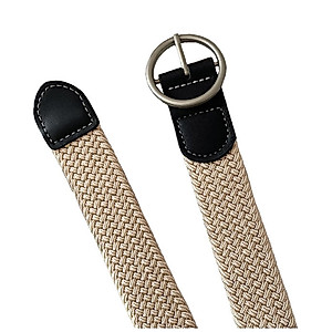 Swtddy 2 Pack Women's Stretch Braided Web Belts Elastic For Jeans Casual Pants Dresses Belt