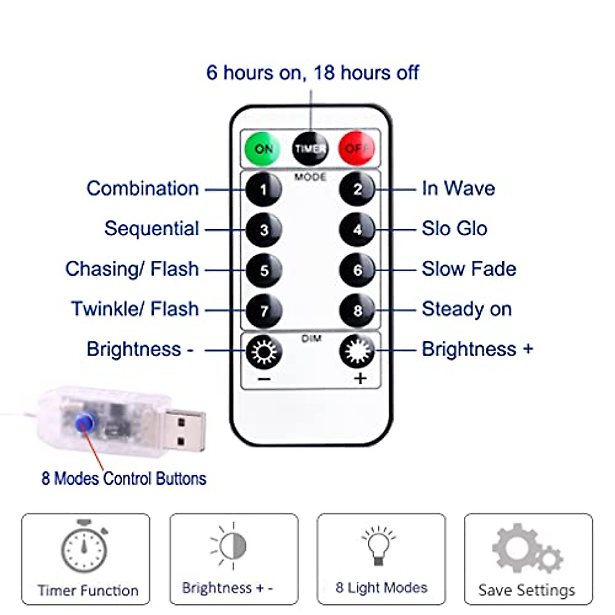 Anlaibao Moroccan String Lights, 17ft 30 LED Big Metal Globe Lights with Remote Timer,Indoor Outdoor Battery Operated & USB Powered,Gold Ball Warm White Fairy Light for Bedroom Garden Party Decoration