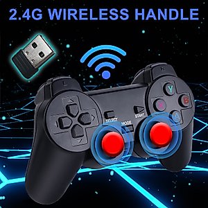 Retro Gaming Console,Retro Game Console,Retro Play Game Stick,Retro Game Stick ,Nostalgia Stick Game,Retro Plug and Play Gaming System,20,000+ Games, 4K HDMI Output,with Dual2.4G Wireless Controllers