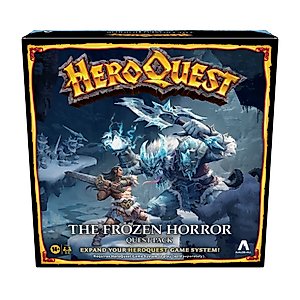 Avalon Hill HeroQuest The Frozen Horror Quest Pack, Dungeon Crawler Game for Ages 14+, Requires HeroQuest Game System to Play