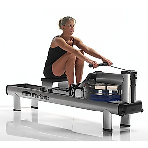 WaterRower M1 Hi Rise Rowing Machine with S4 Monitor | USA Made | Original Handcrafted Erg Machine for Home Use & Gym | Best Warranty