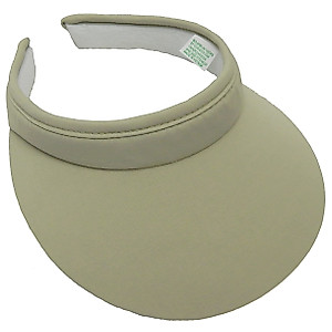 Women's Slip-on Visor, Beige, one Size fits Most