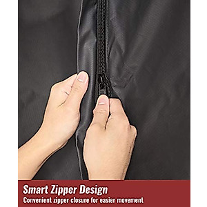 NUPICK Pellet Grill Cover for Traeger Pro 575 / 22 Series Grill, Grill Cover for Traeger Renegade Pro Grill, Zipper Design, Fit Grill Model for TFB57GZEO, TFB57GLE, TFB57PZBO, TFB38TOD