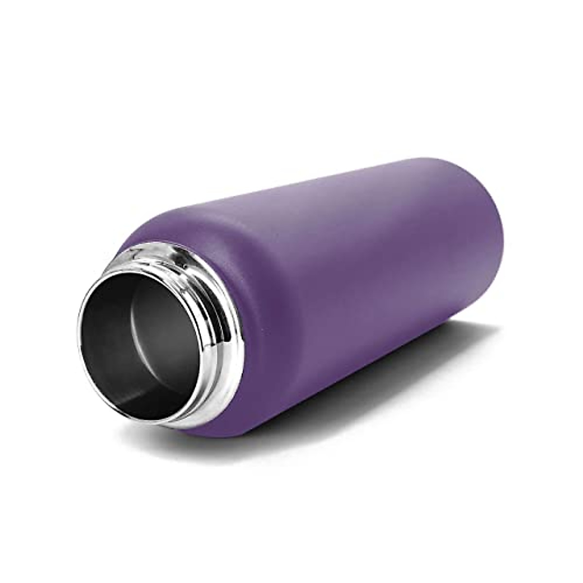 HKM Brothers Insulated Stainless Steel Water Bottle – Straw-Spout-Handle Lids, Vacuum Wide Mouth GalonWater Bottles – Ring-Collapsible – Straw Lids