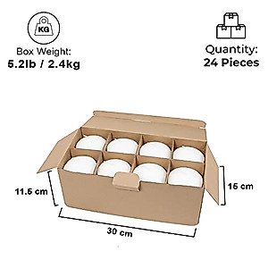 24 Pack Floating Candles 3 Inch, White Unscented Smokeless Paraffin Wax Burning Candles, for Wedding Centerpieces for Tables, Pool, and Special Occasions