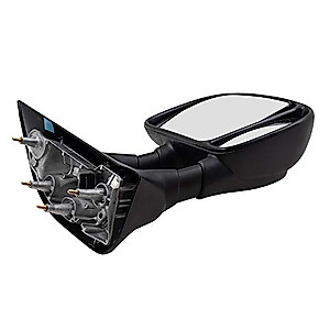 Brock Replacement Driver and Passenger Manual Tow Telescopic Side View Mirrors Dual Arms Double Swing Compatible with 2003-2014 E-Series Van 7C2Z17683DA 7C2Z17682DA