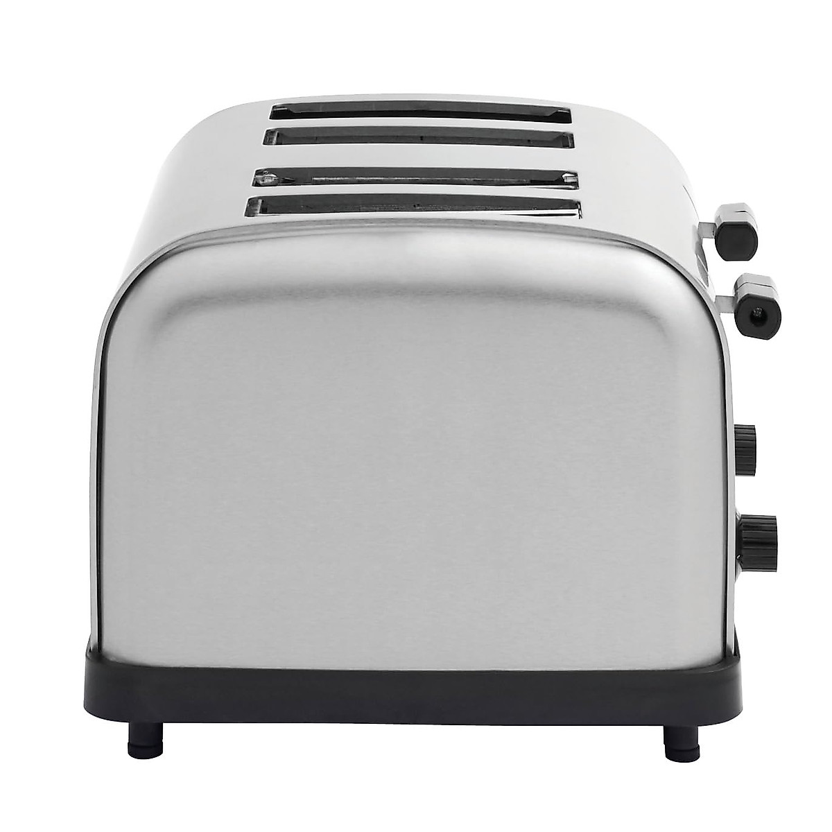 Kratos 29M-011 Four-Slice Commercial Electric Pop-Up Toaster with Wide 1.5" Slots, Stainless Steel Toaster, 120V, 1800 Watts