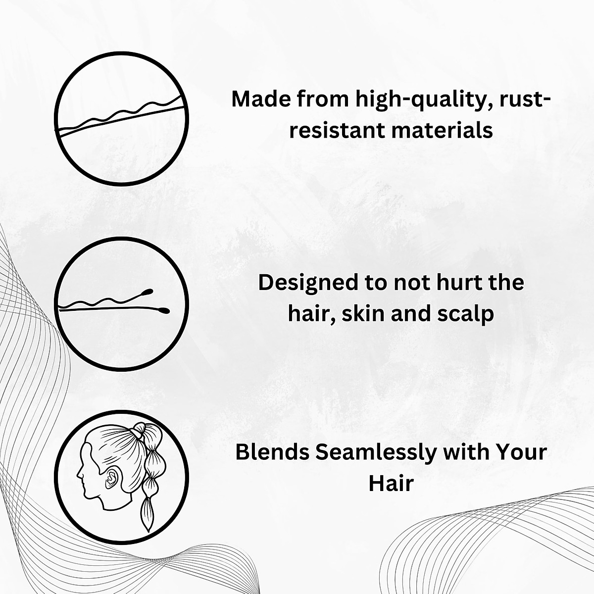 Sta-Rite White Bobby Pins - 60 count