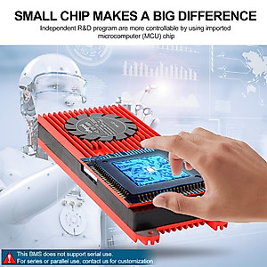 VNSZNR LiFePO4 BMS 4S 12V 100A Lithium Iron Phosphate Battery Management System PCB Protection Board with Balance Leads Wires for LiFePO4 3.2V Cells Battery Pack