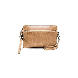 Frye womens Melissa Wristlet Crossbody, Beige, One Size US