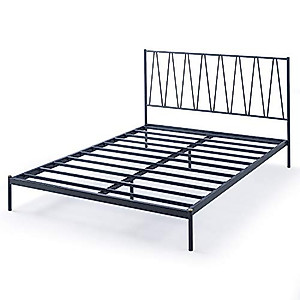 ZINUS Olga Metal Platform Bed Frame / Mattress Foundation / Slat Support / No Box Spring Needed / Easy Assembly, Full