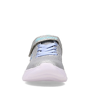 Skechers Kids Girls 302480L Sneaker, Light Grey, 13 Little Kid