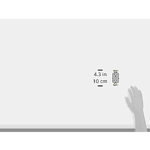 Leviton G5362-WTG 20A-125V Extra-Heavy Duty Industrial Grade Weather/Tamper-Resistant Duplex Self-Test GFCI Receptacle, 1.74 x 1.36 x 4.05 inches, Gray, 20-Amp