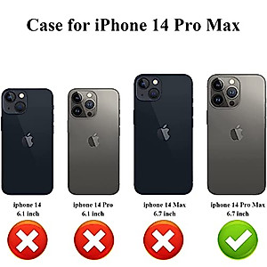 LakiBeibi Phone Case for iPhone 14 Pro Max Dual Layer Premium Leather Case for iPhone 14 Pro Max Wallet Case with Card Holders Flip Case Protective Case for iPhone 14 Pro Max 6.7 Inches,Purple