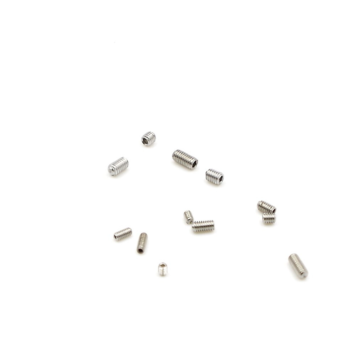 HVAZI M2 M2.5 M3 Stainless Steel Internal Hex Drive Cup Point Set Screws Assortment Kit