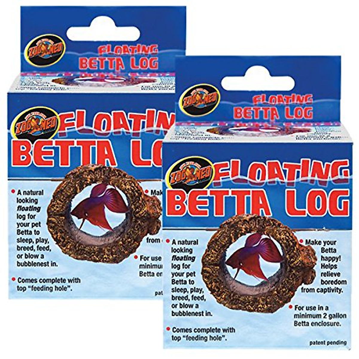 Zoo Med Floating Betta Log (Pack of 2)