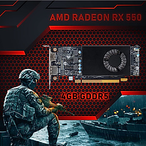 Dell Gaming SFF Desktop PC, Intel Quad Core i7 Processer 3.4GHz, AMD Radeon RX 550 4G GDDR5 HDMI, 16GB RAM, 1TB SSD, USB Wi-Fi Keyboard & Mouse, Win 10 Pro 64bit (Renewed)