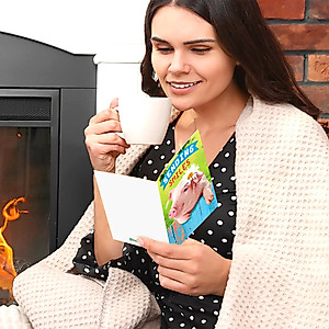 Funny Animal Greeting Cards with Envelopes Stickers 24 Pack Thinking of You Miss You Hello Note Cards for for Kids Students Friends Teacher Family Birthday, Holiday Gifts Present 4x6 In