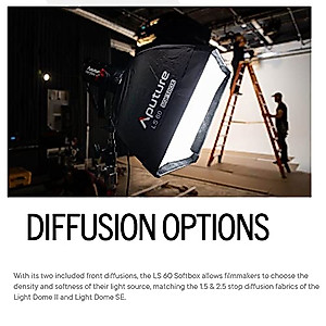 Aputure LS 60 Softbox for Aputure LS 60D and Aputure LS 60X Led Video Light,45° Light Control Grid