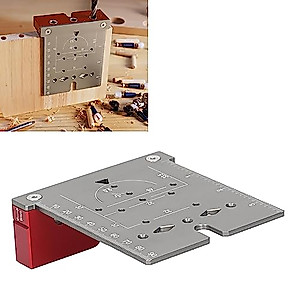 Hinge Jig Drill Guide, 35mm Dowelling Drilling Tool Set Kit Concealed Hinge Jig Kit for Furniture Woodworking