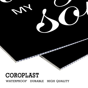 Autravelco Then Sings My Soul Lawn Signs with Stakes Party Decorations Props for House 12x18 Inch Personalized Yard Lawn Sign Metal Yard Signs with Stakes for Birthday Rent