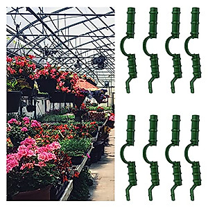 Cabilock 20pcs Garden Building Tube Clip Greenhouses Row Covers Clips Shelters Banner Frame Greenhouse Frame Pipe Tube Film Clip