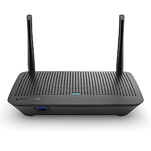 Linksys Wi-Fi 5 Smart Mesh Router Home Mesh Network, Dual Band Wireless Gigabit Mesh Router, Fast Speeds up to 1.3 Gbps, Coverage up to 1,200 sq ft, Parental Controls AC1300 (MR6350) (Renewed)