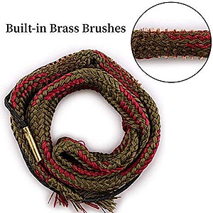 Gun Snakes Cleaner 28 GA Gauge Gun Cleaning kit Supplies Gun Barrel Cleaning Rope for Rifle Pistol Shotgun Brass Brush Cleaning Cord