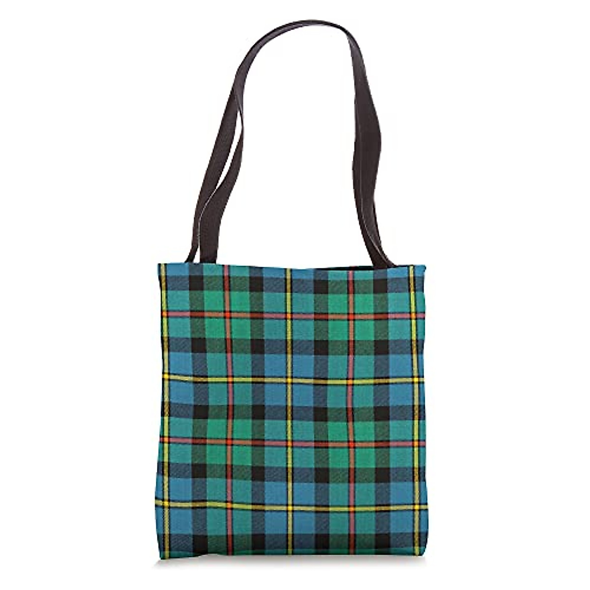 MacLeod Harris Ancient Plaid Scottish Clan Tartan Tote Bag