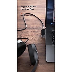 GPPZM 9 in 1 USB C HUB Type C HUB to 4KHD RJ45 Jack 3.5 Multi USB 3.0 PD Adapter for MacBook Pro USB-C Splitter Type-c USBC HUB
